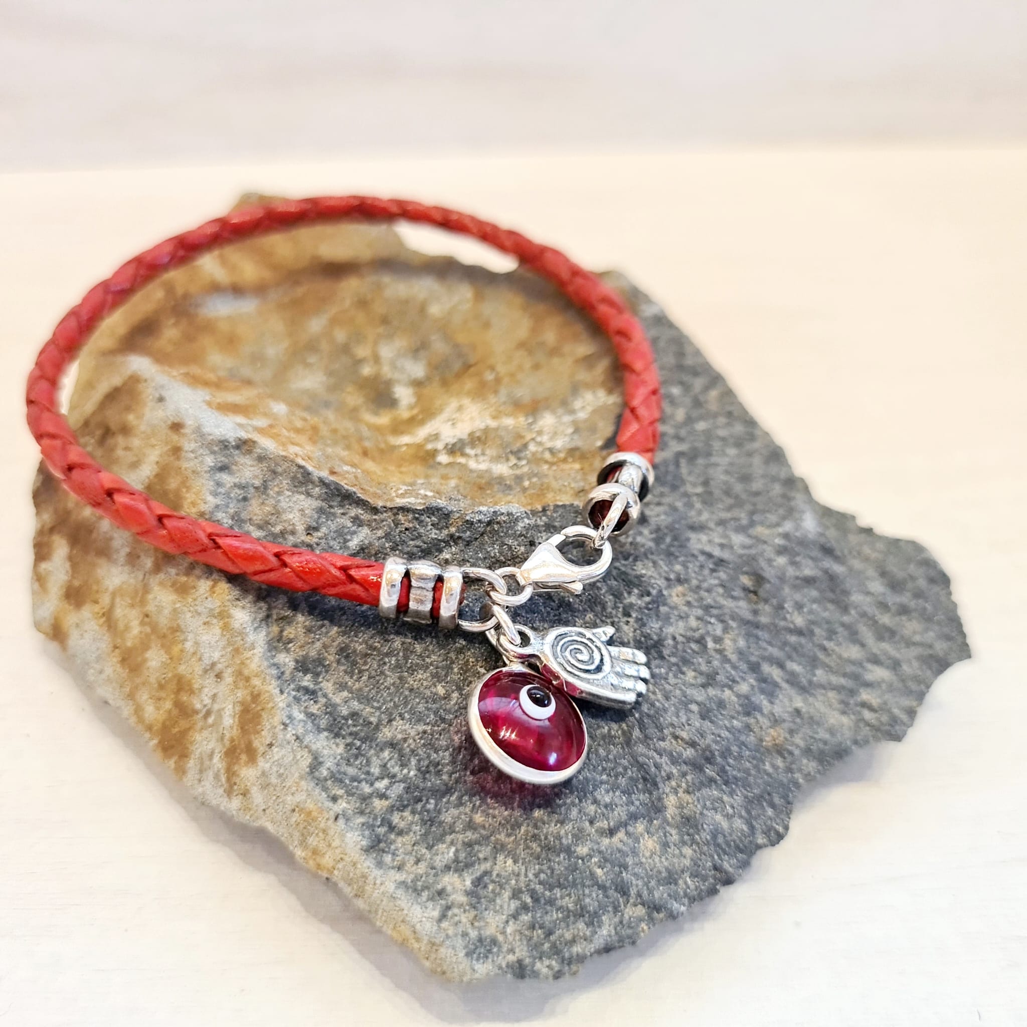 צמיד Red evil eye – MIZZE Jewelry ~ מיזה תכשיטים